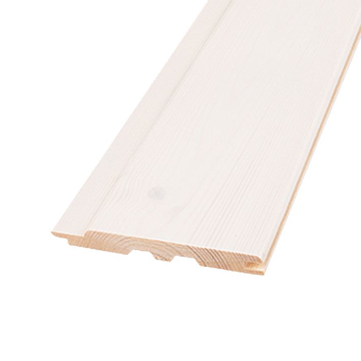 Sisevoodrilaud kuusk STP 14x121x2700mm AB valge lakk | Puumarket EN